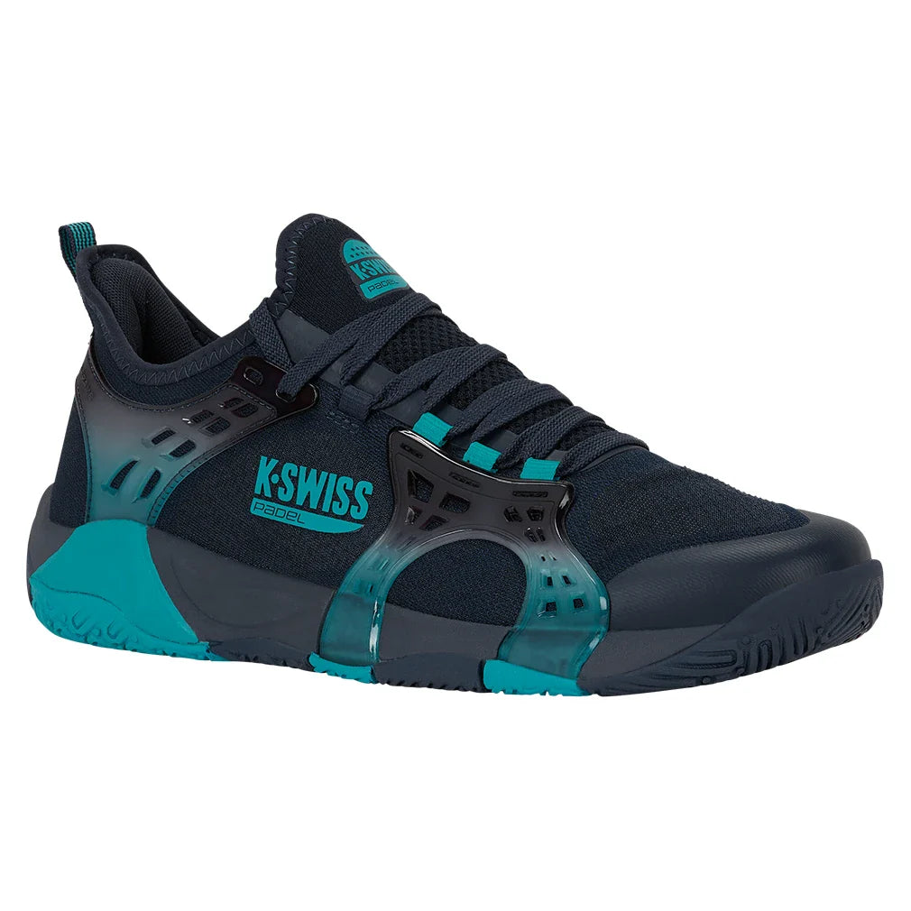 Men's K-Frame Padel Shoes Carbon and Baltic
